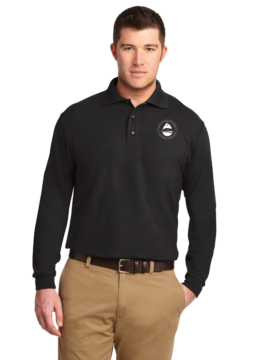 Men's Longsleeve Silk Touch Polo — Sharp Plant Designs