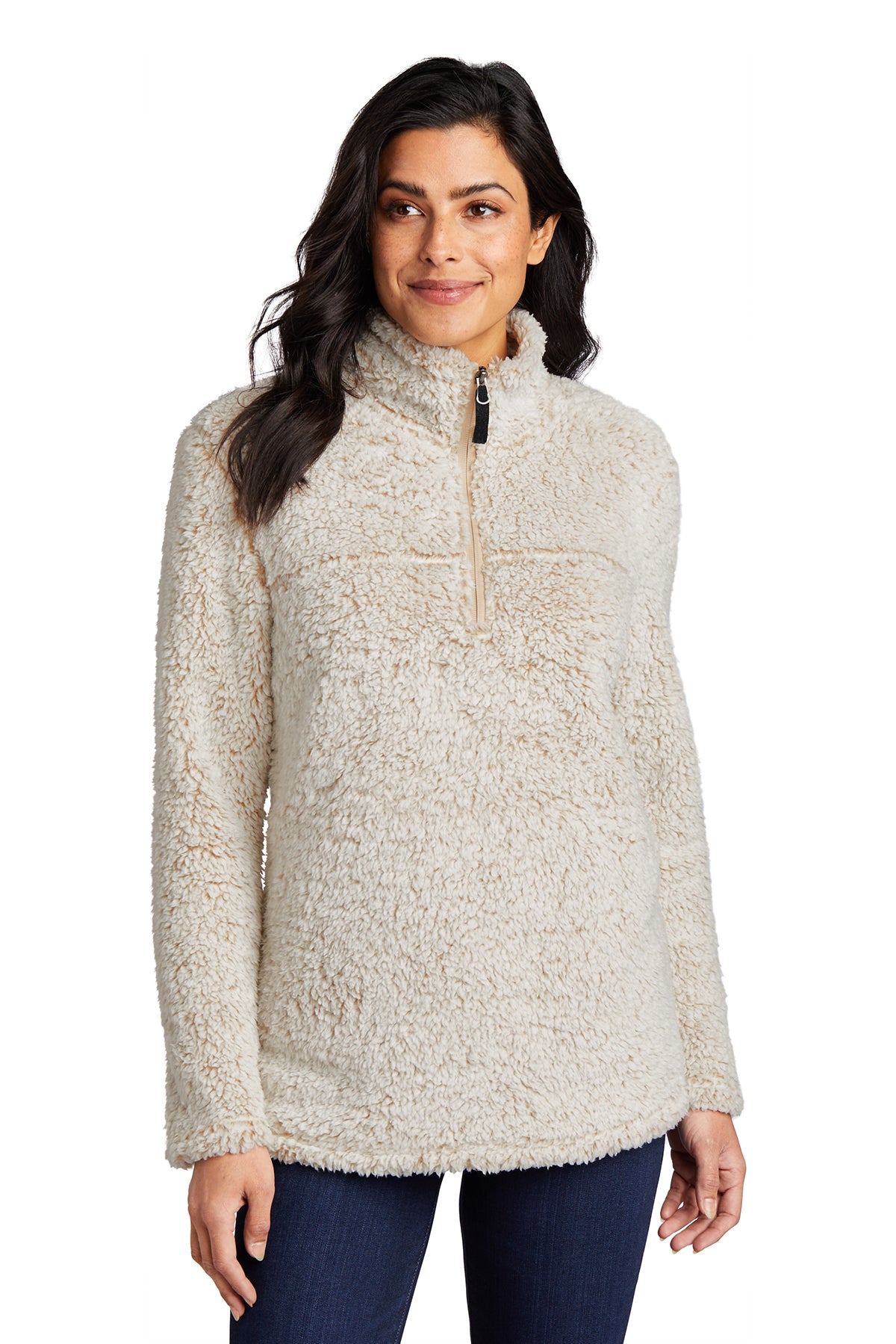 Cozy Monogrammed Fleece Pullover — Sharp Plant Designs